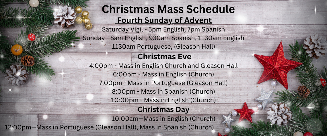 Christmas Schedule – Resurrection Catholic Church